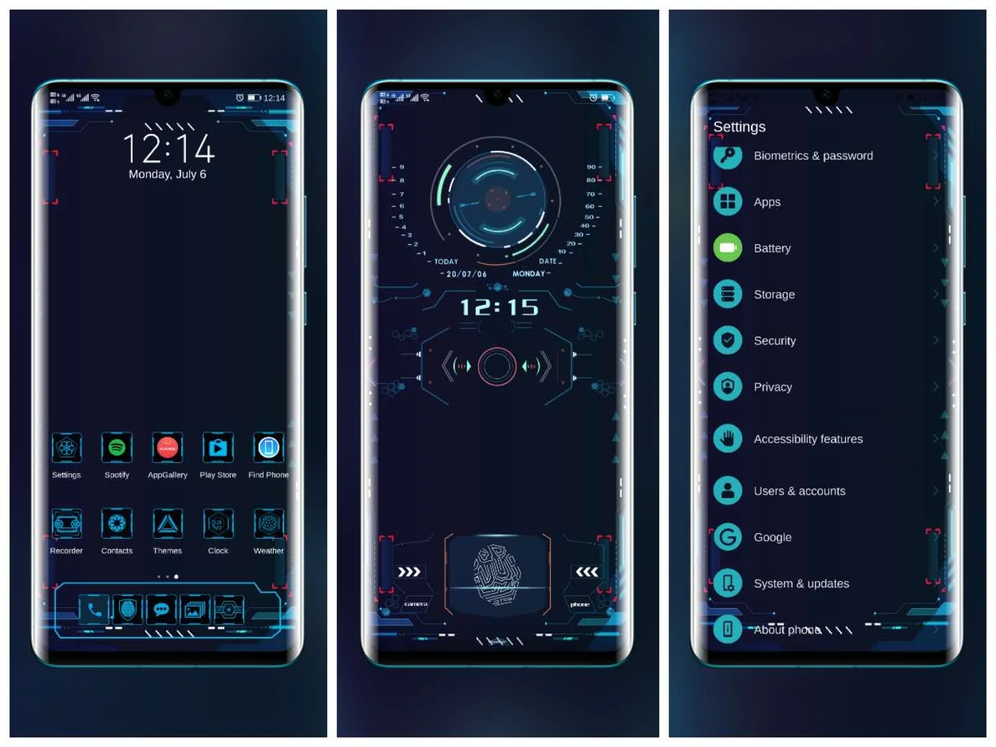 High Tech Theme for EMUI 10/9 and Magic UI 3/2 | Huawei Theme