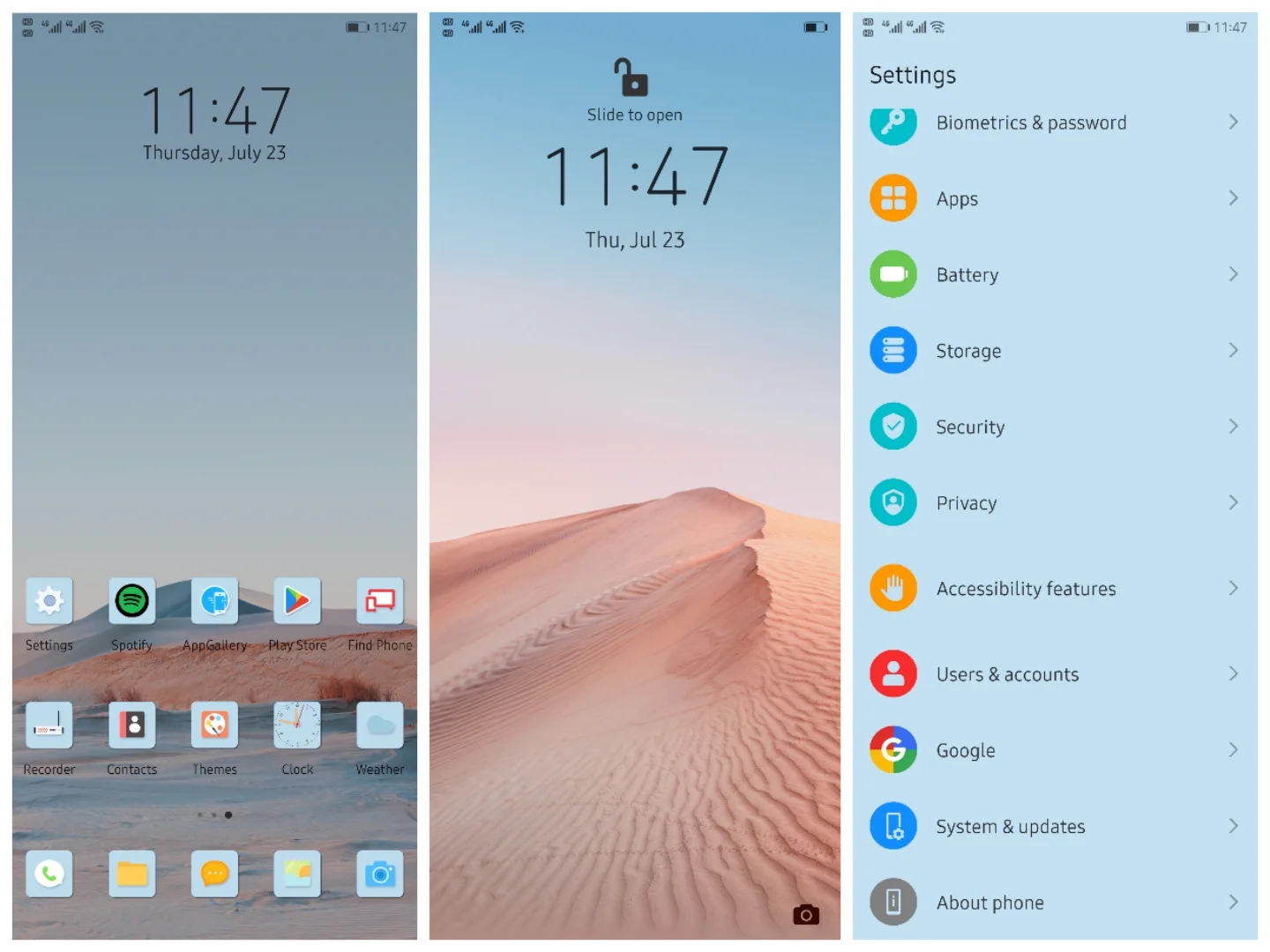Mirage Theme for EMUI 10/9 and Magic UI 3/2 | Huawei Theme