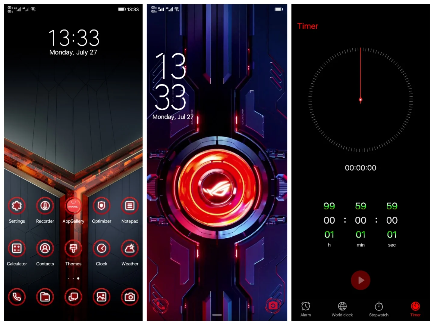 [Dark Theme] ROG Dark Theme for EMUI 10/9 and Magic UI 3/2 | Huawei Theme