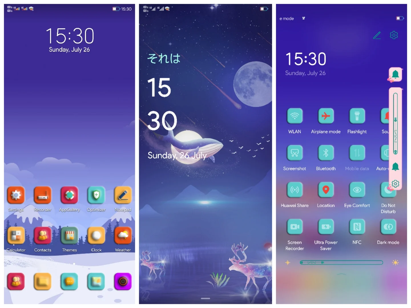 Snow Forest Theme for EMUI 10/9 and Magic UI 3/2 | Huawei Theme