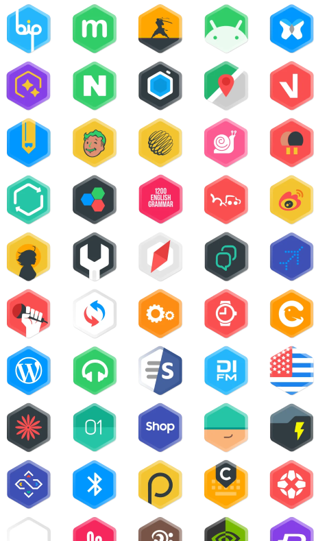 Hexa Icon Pack for Huawei EMUI and Honor Magic UI | Huawei Theme