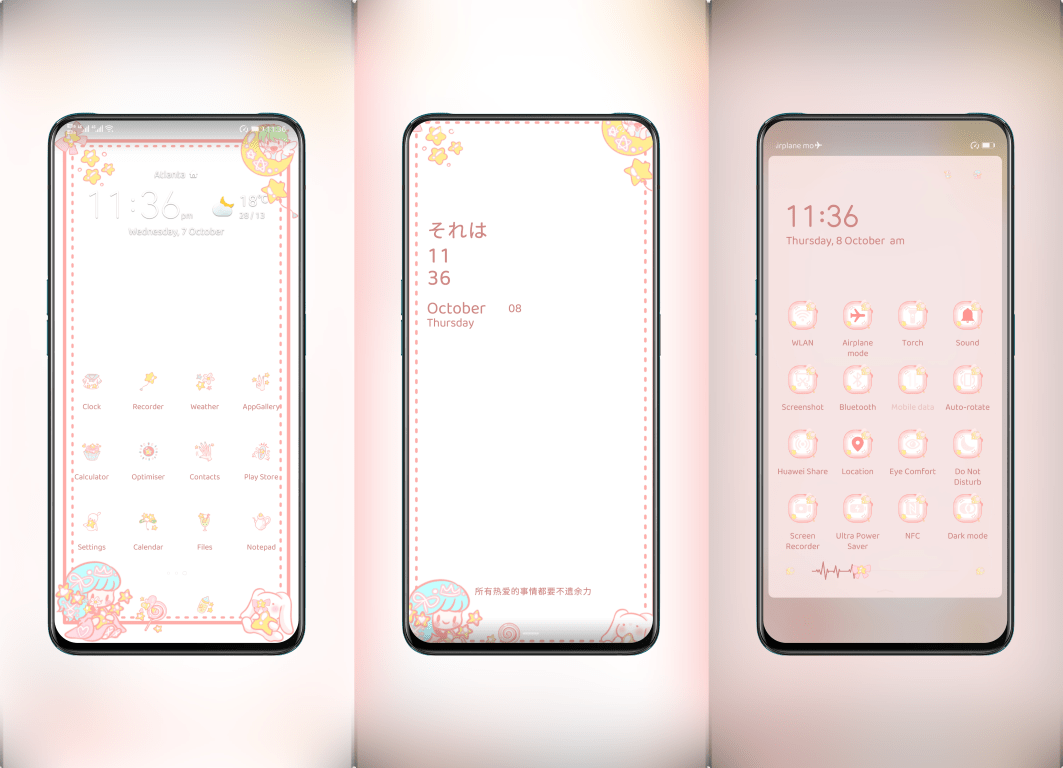 Star Candy Theme for EMUI 11/10/9 and Magic UI 4/3/2 | Huawei Theme
