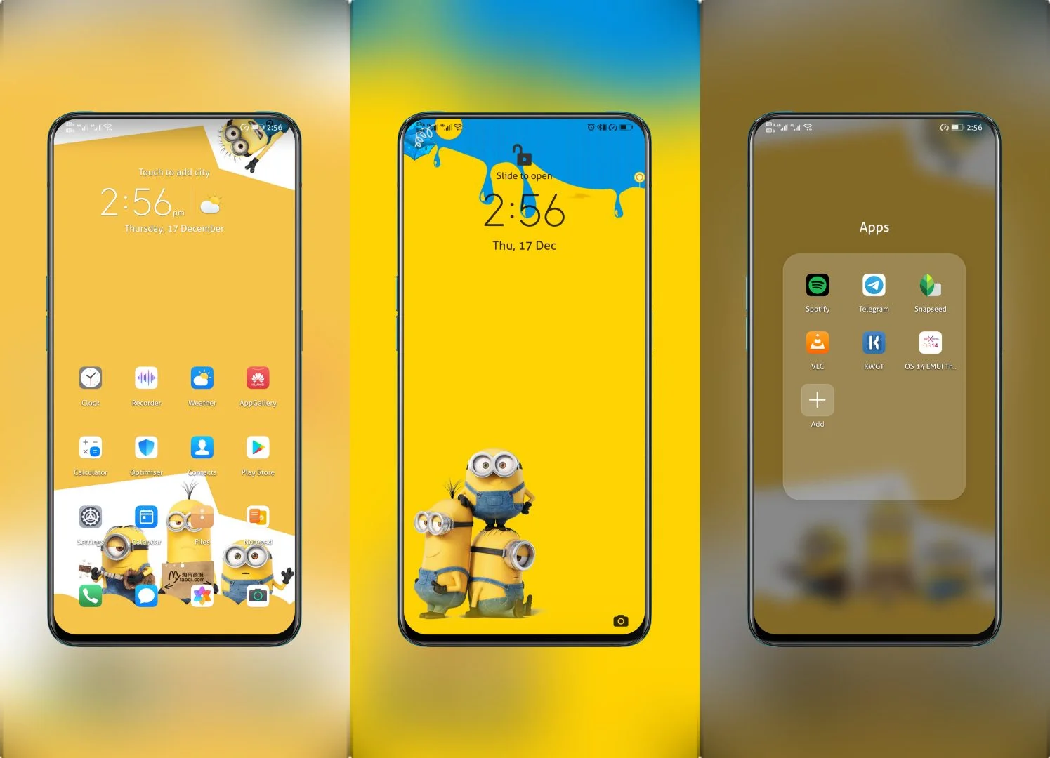 Minions 3 Theme for EMUI 11/10/9 and Magic UI 4/3/2 | Huawei Theme