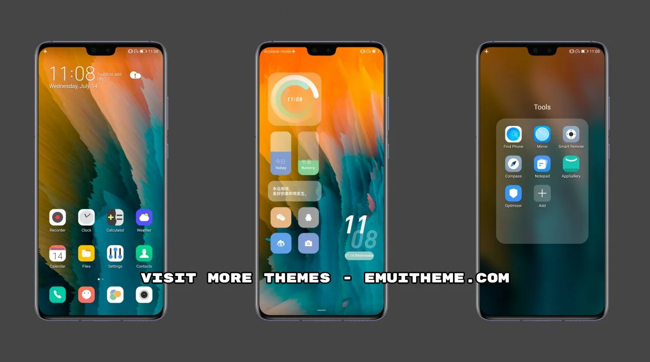 Colorful OS v3 Theme for Huawei HarmonyOS and EMUI 11/10/9 | Huawei Theme