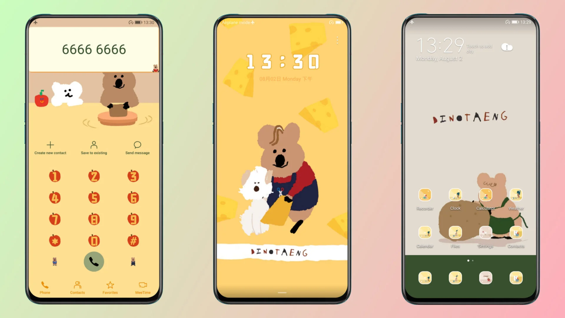 Dinotaeng Theme for Huawei HarmonyOS and EMUI 11/10/9 | Huawei Theme