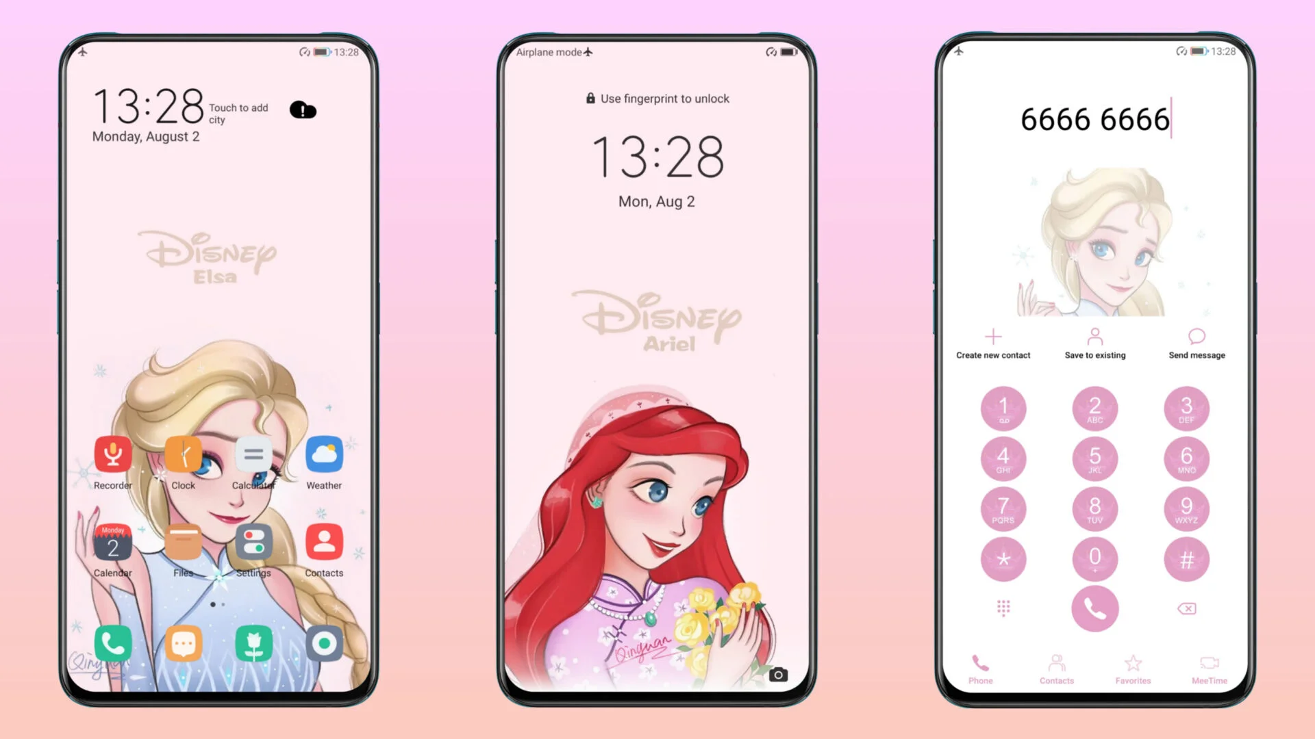 Disney Princess v2 Theme for Huawei EMUI 11/10/9 | Huawei Theme