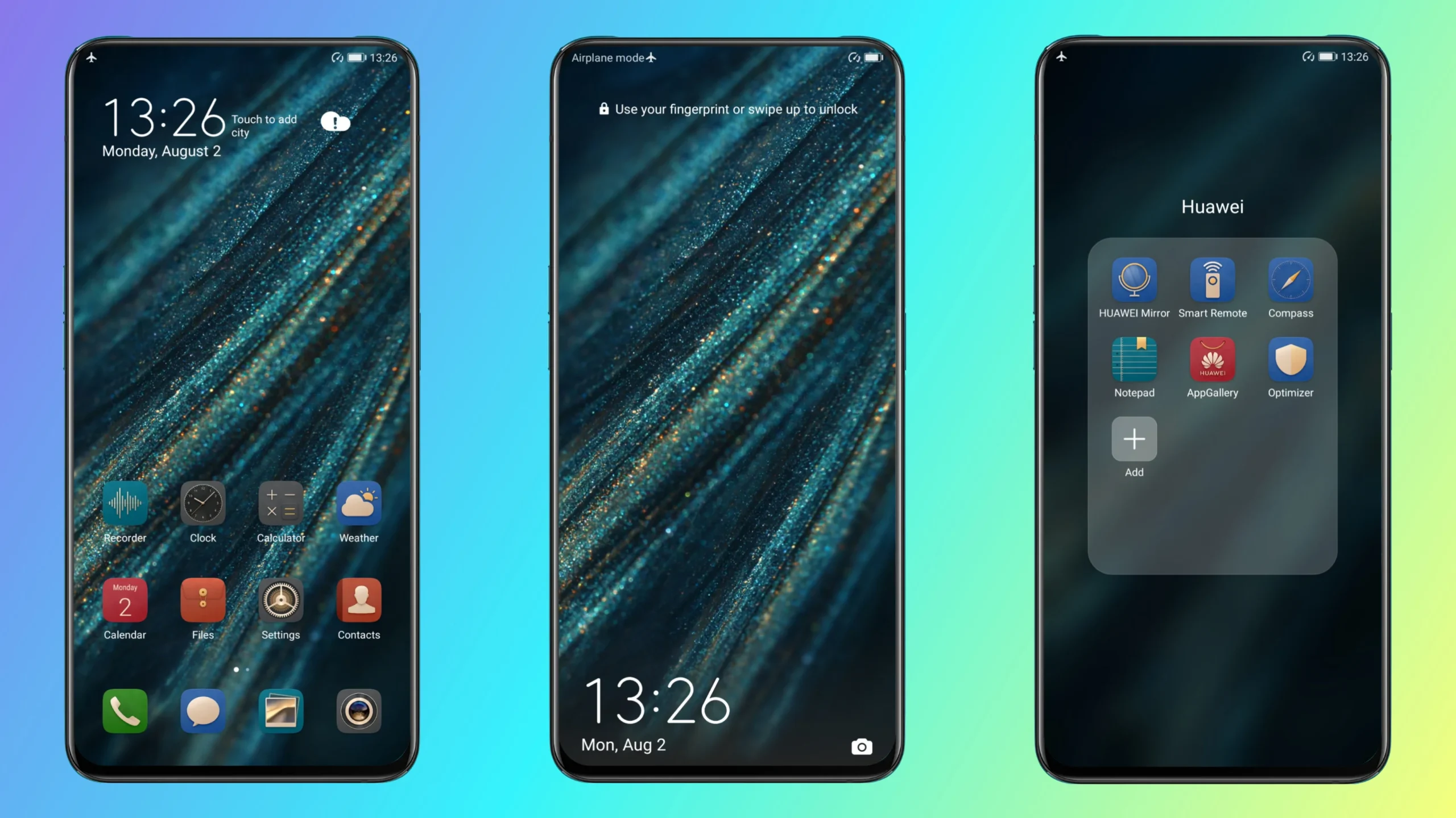 [Official Theme] Huawei Stock Theme Jade Ocean for EMUI 9 | Huawei Theme