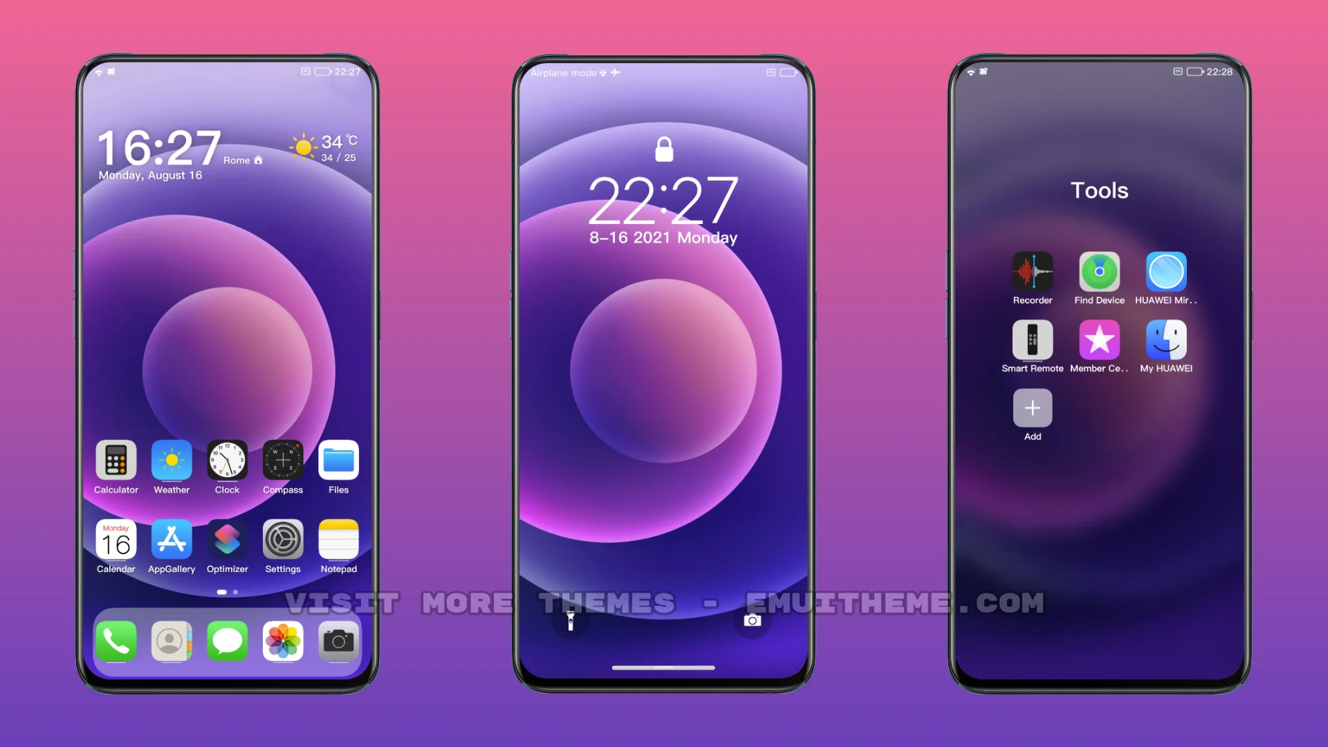 iOS Naived Theme for Huawei HarmonyOS and EMUI 11/10/9 | Huawei Theme