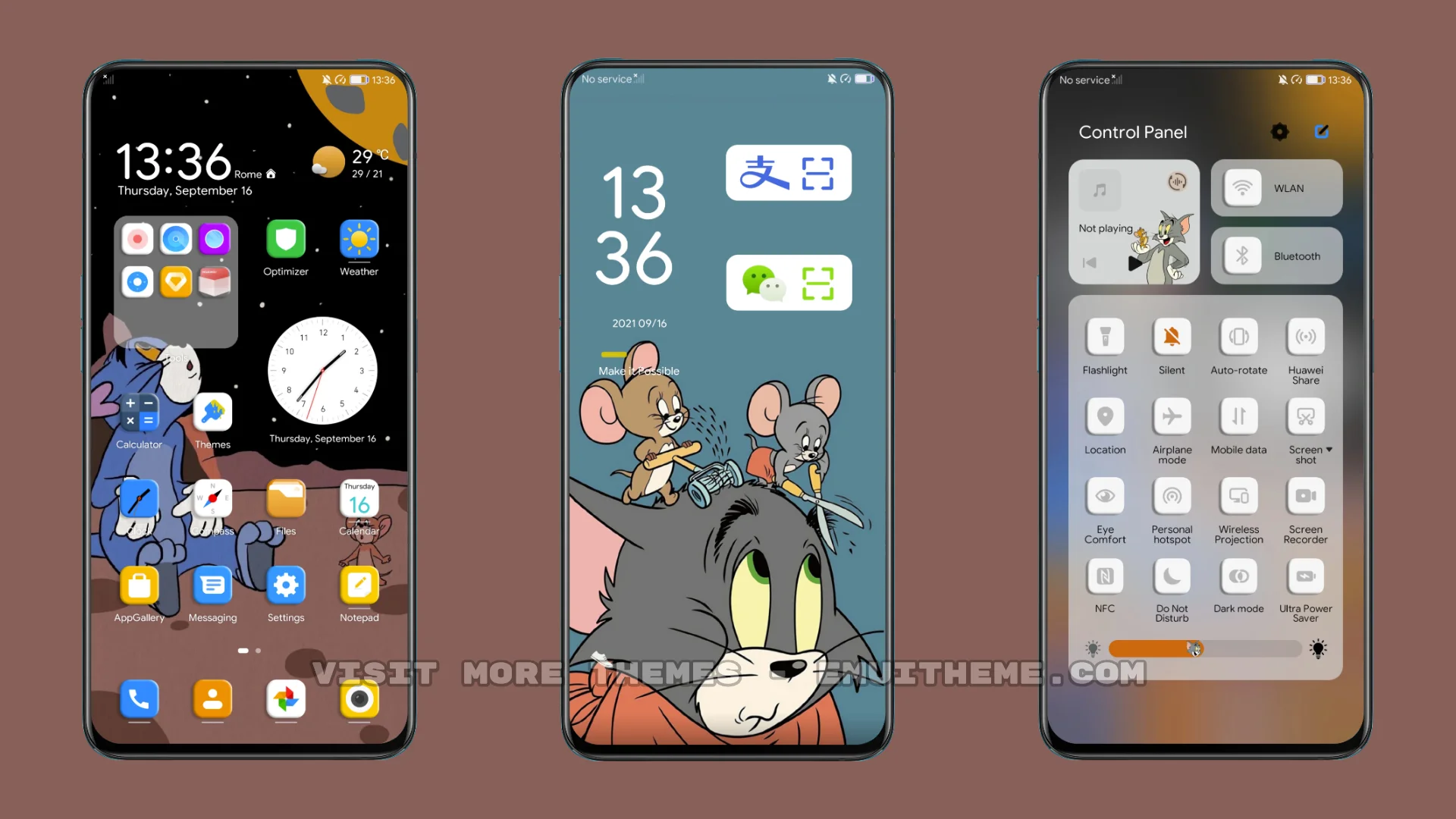 Tom and Jerry v6 Theme for Huawei EMUI 12/11/10/9 and HarmonyOS ...
