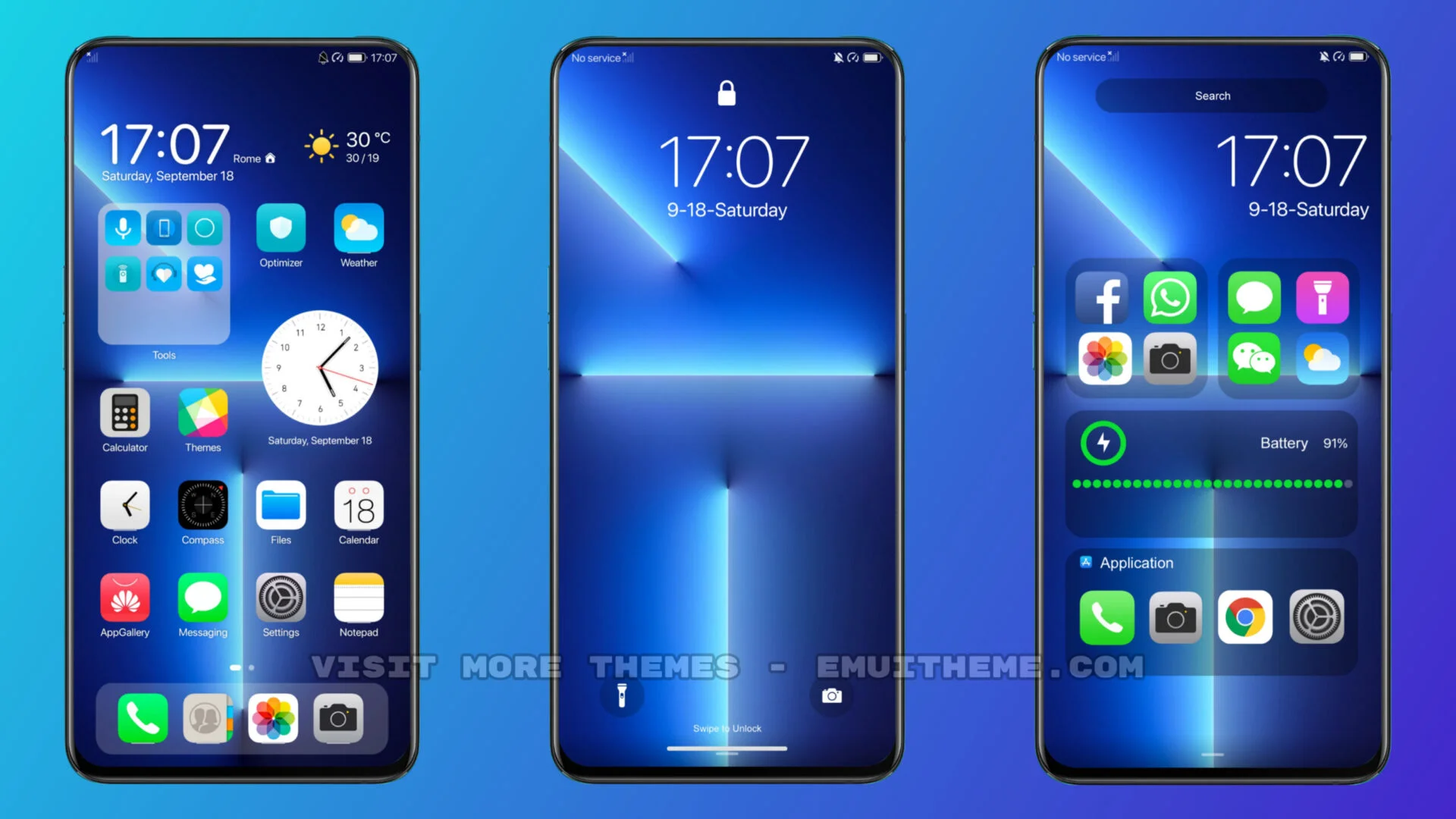 iPhone 13 & iOS 15 Theme for Huawei EMUI 12/11/10/9 and HarmonyOS ...