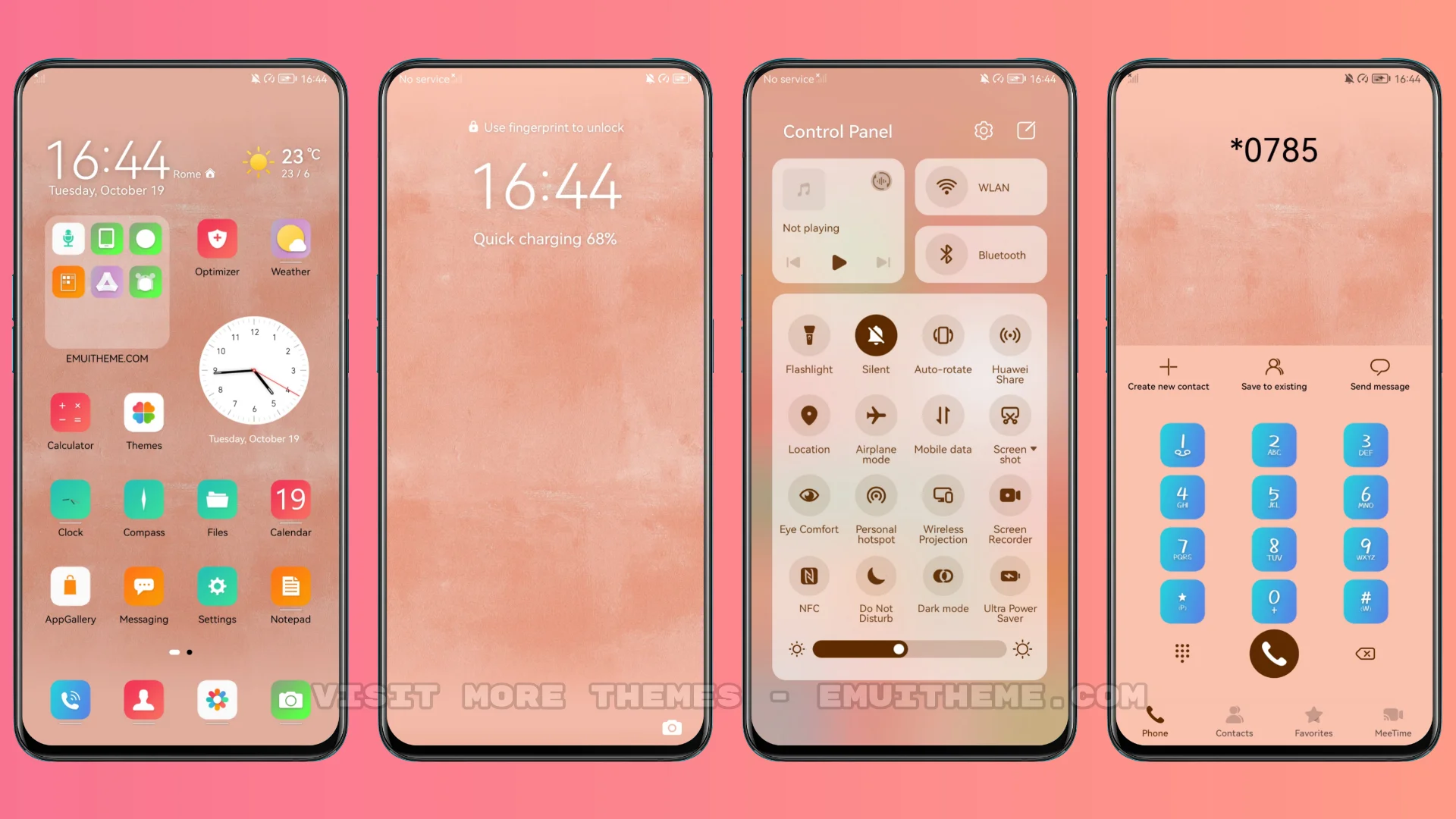 Tangerine Theme for Huawei EMUI 12/11/10/9 and HarmonyOS | Huawei Theme