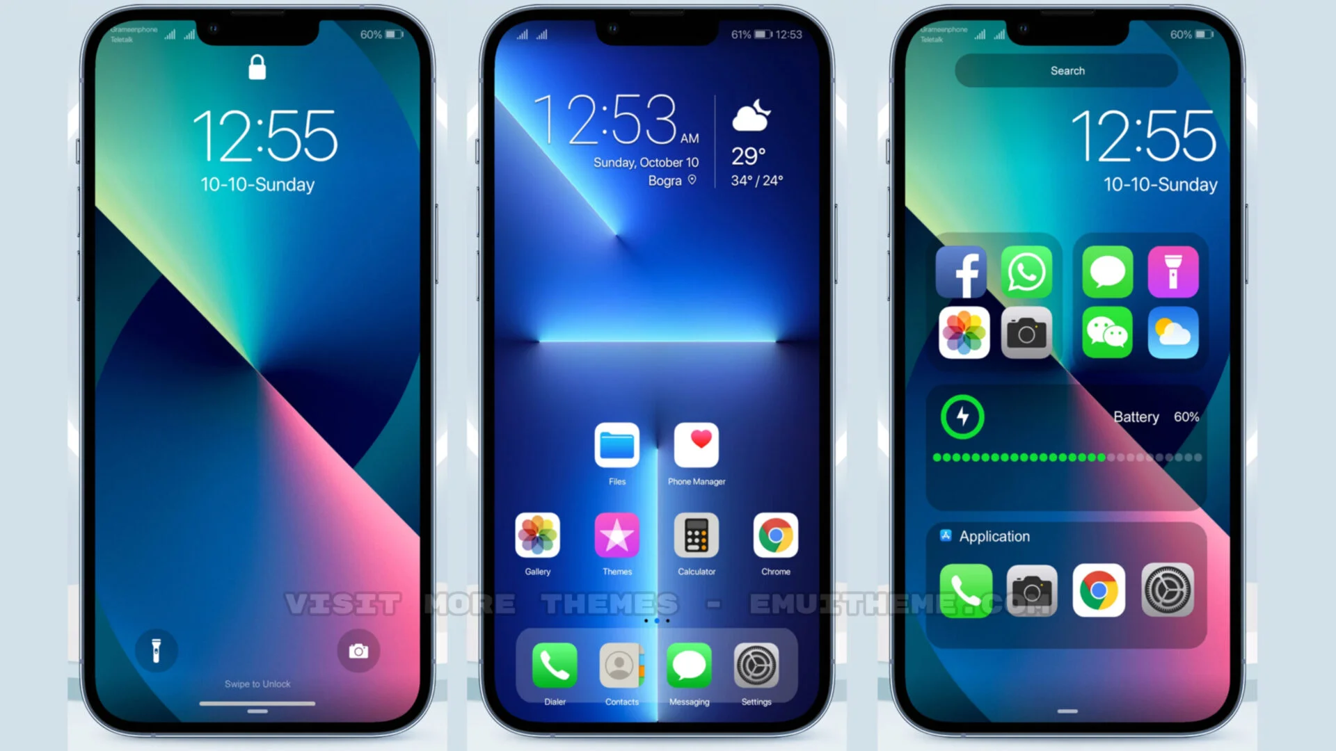 iOS 15 Theme for Huawei EMUI 5/8 | Huawei Theme