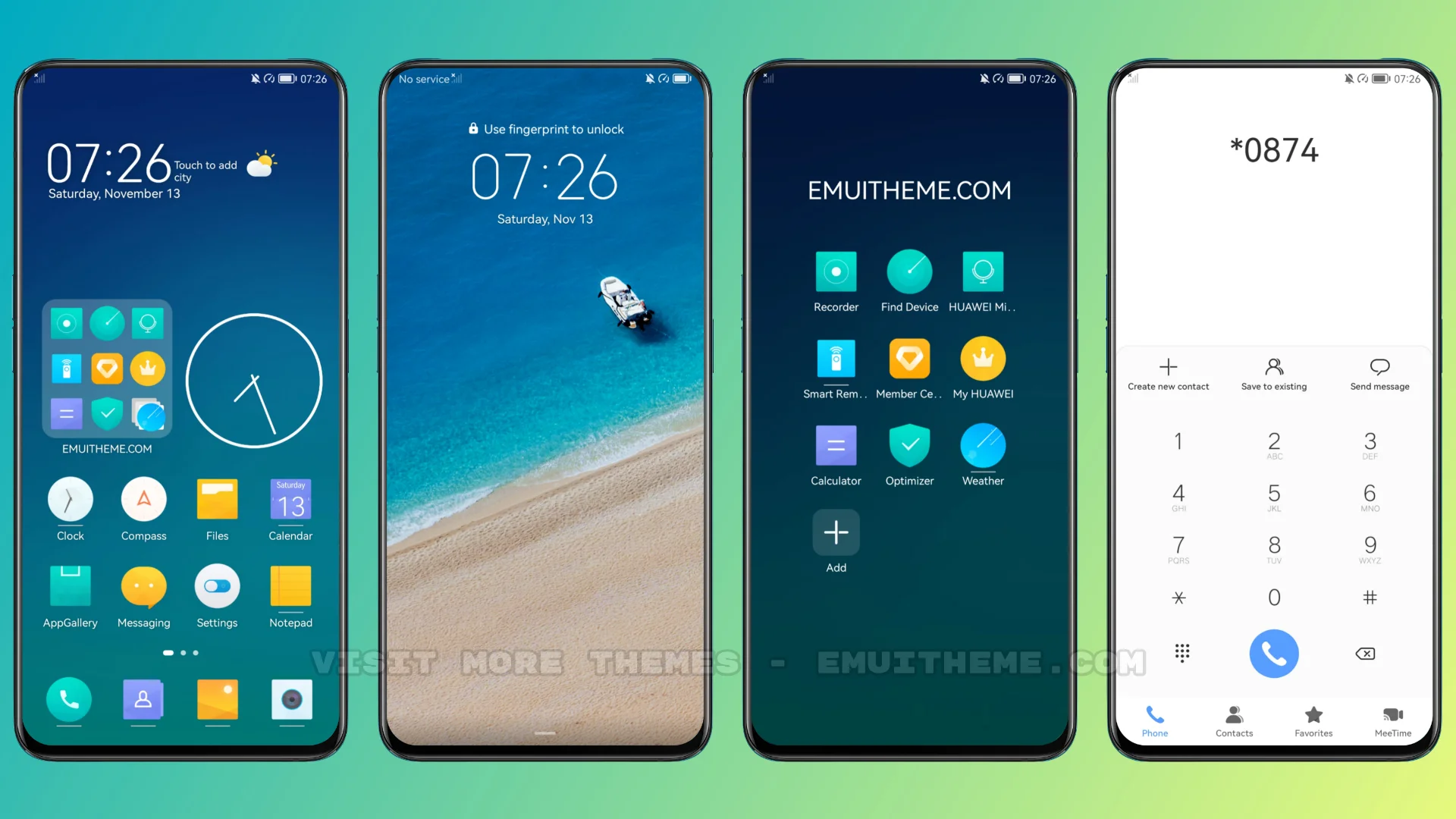 ZUI NS Theme for Huawei EMUI 12/11/10/9 and HarmonyOS | Huawei Theme