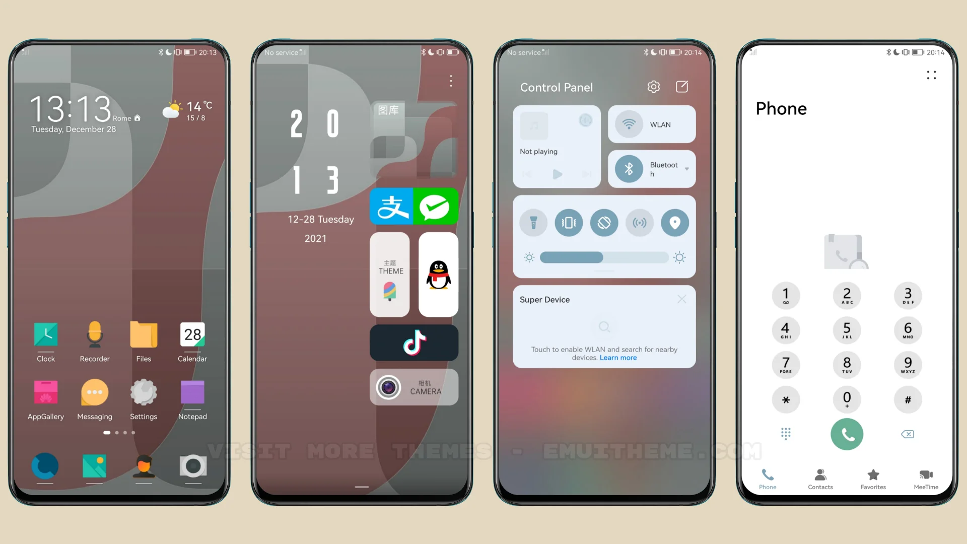 Blue Material Theme for Huawei EMUI 12/11/10/9 and MagicUI 5/4/3/2 ...