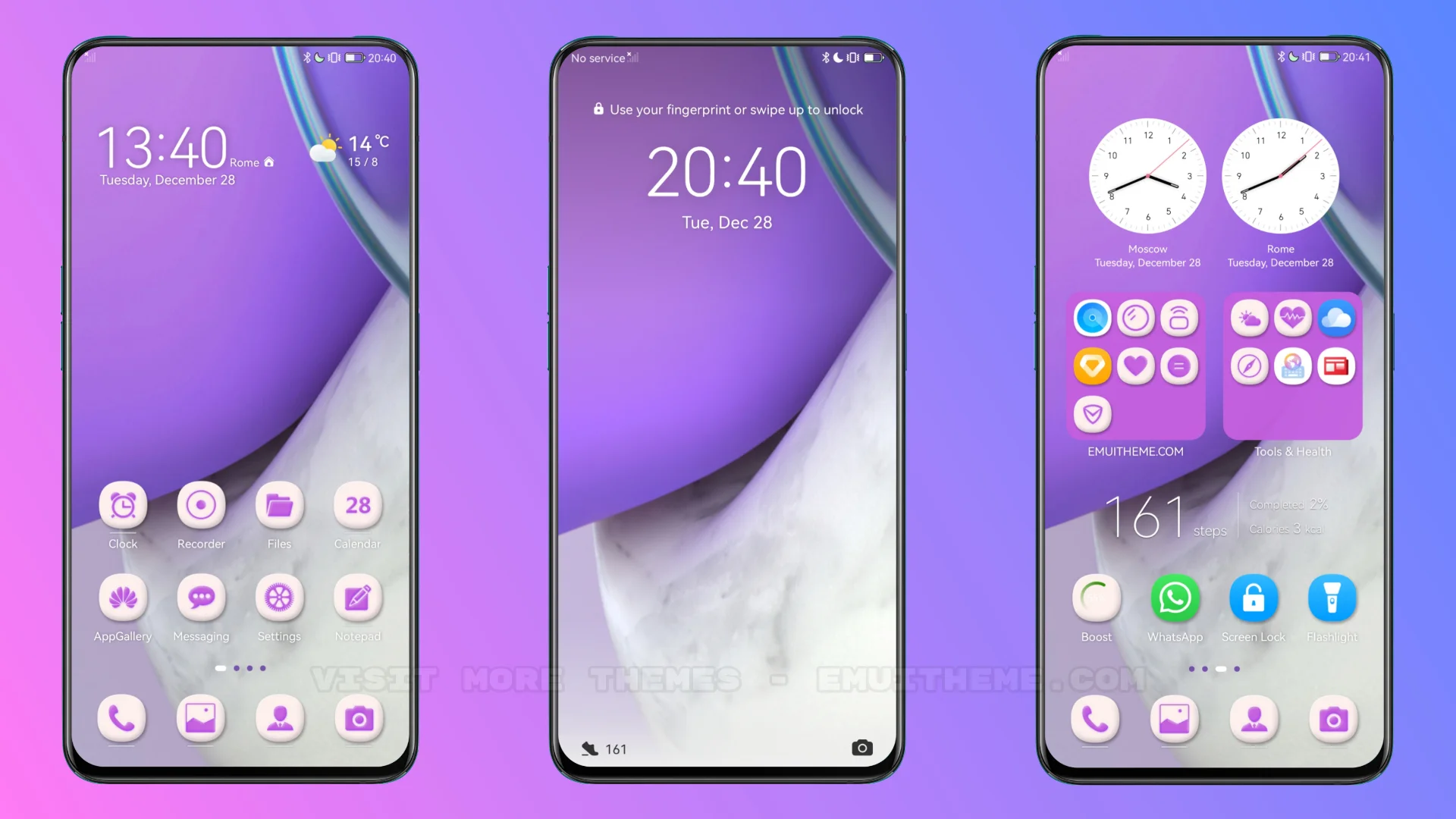 Purple This Theme for Huawei EMUI 12/11/10/9 and MagicUI 5/4/3/2 ...