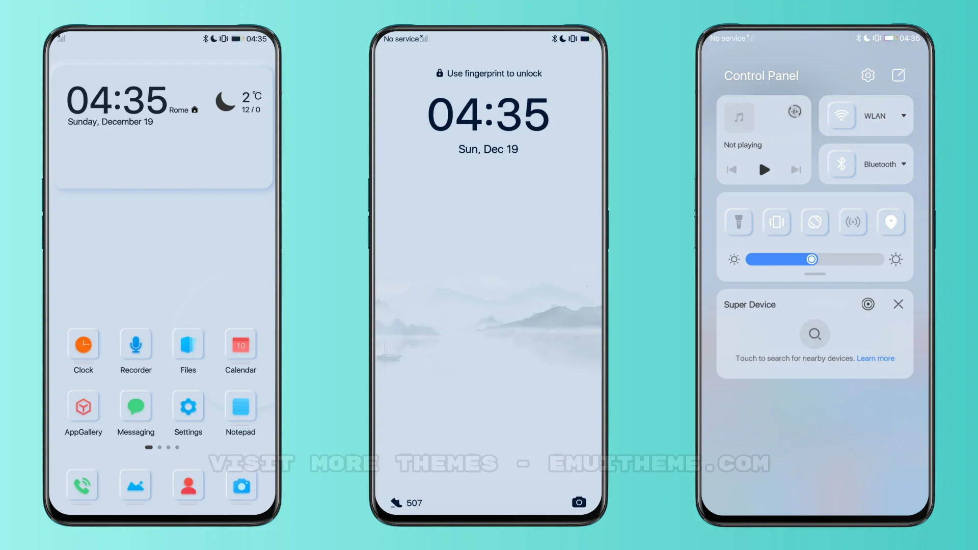 Blue Mimicry Theme for Huawei EMUI 12/11/10/9 and MagicUI 5/4/3/2 ...