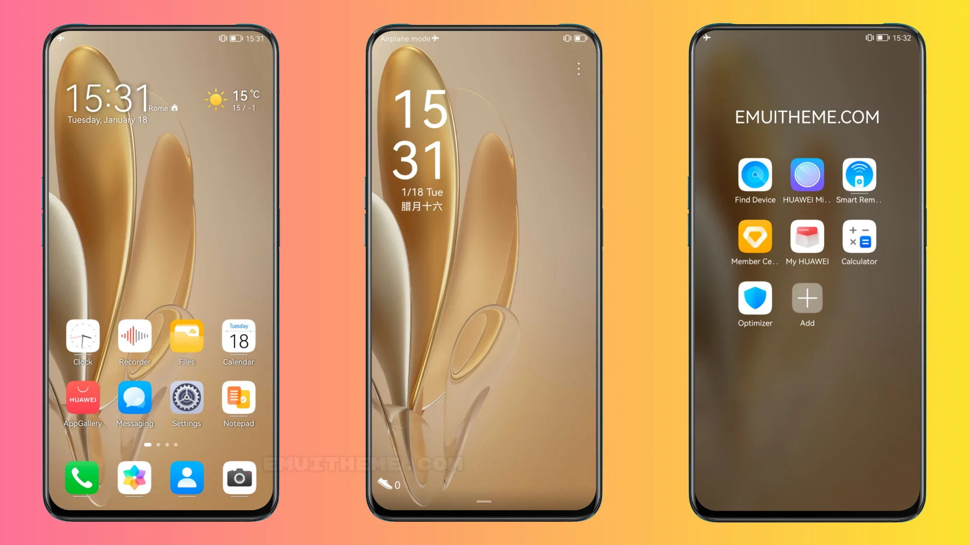 Honor Magic V Theme for Huawei EMUI 12/11/10/9 and MagicUI 5/4/3/2 ...