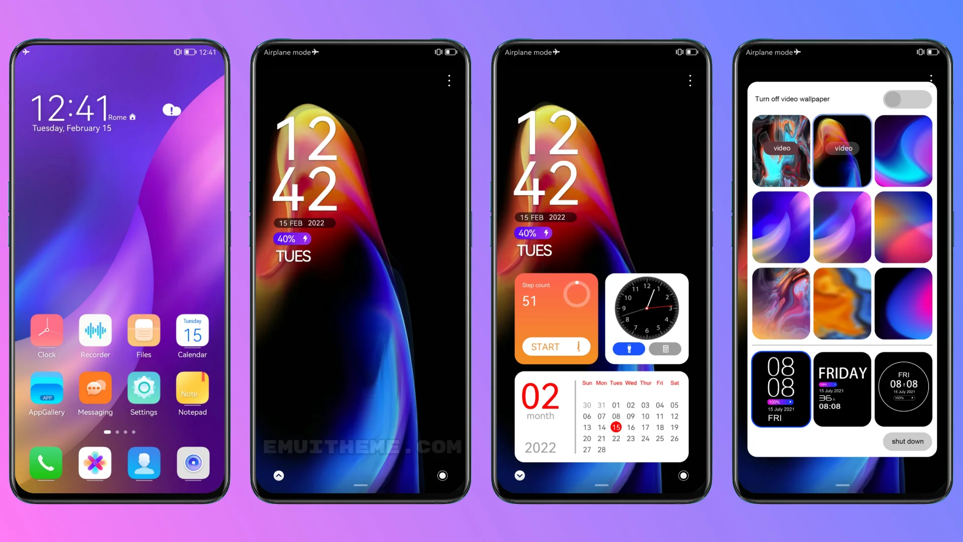 SHARP CHANGE Theme for Huawei EMUI, HarmonyOS and Honor Magic UI ...