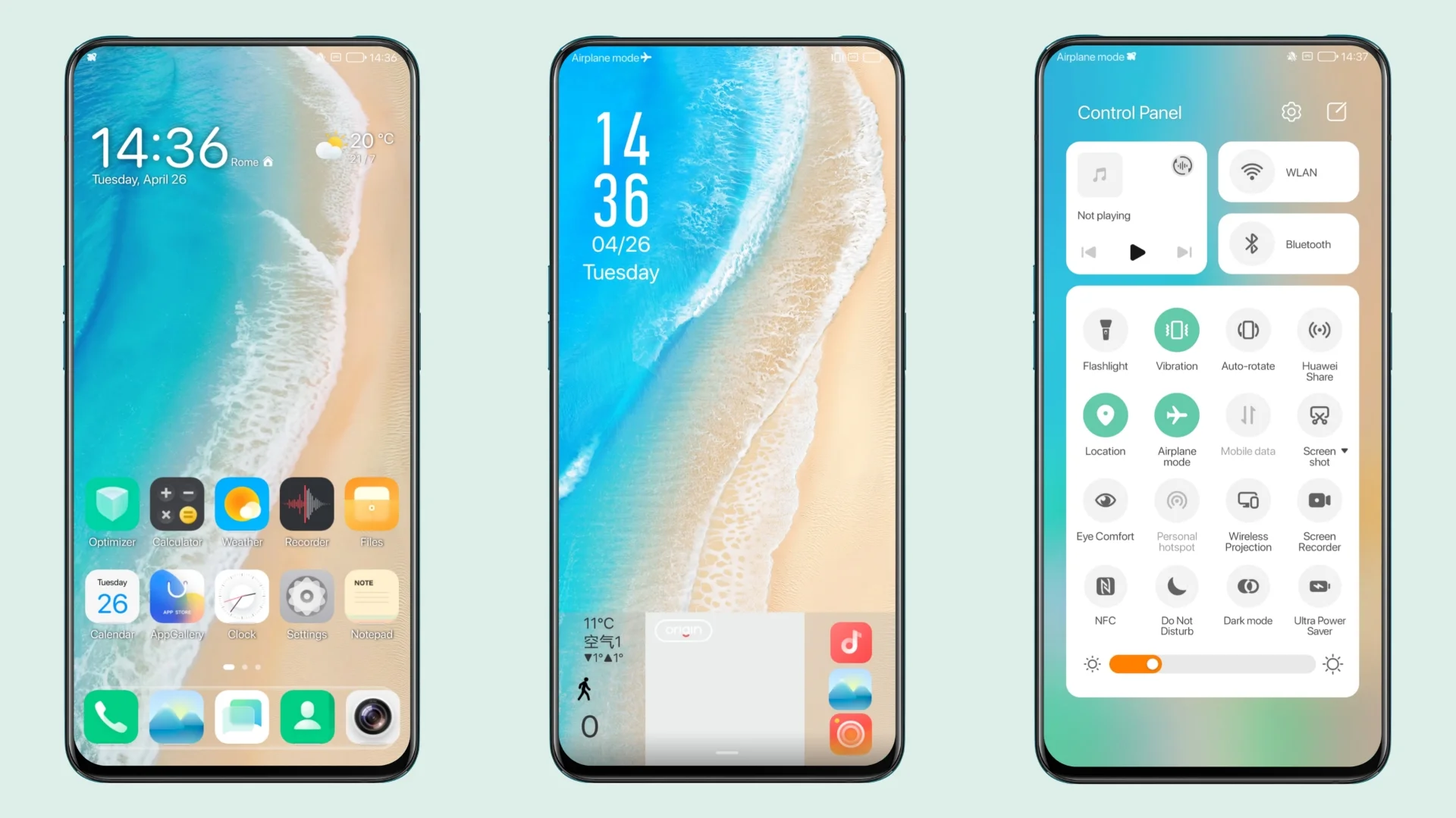 OriginOS Ocean Theme for Huawei EMUI, HarmonyOS and Honor Magic UI ...