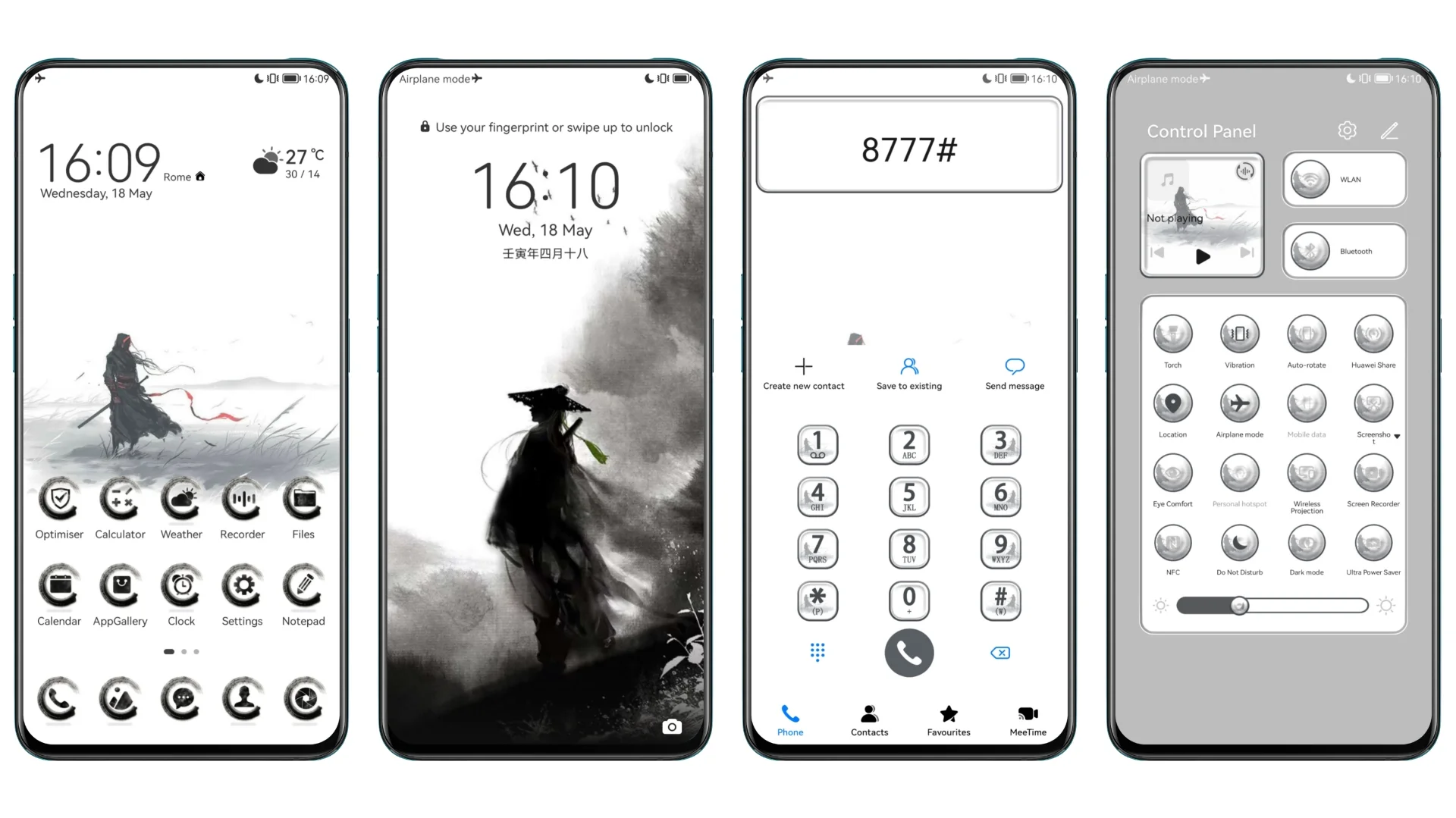 Swordsman Theme for Huawei EMUI, HarmonyOS and Honor Magic UI | Huawei ...
