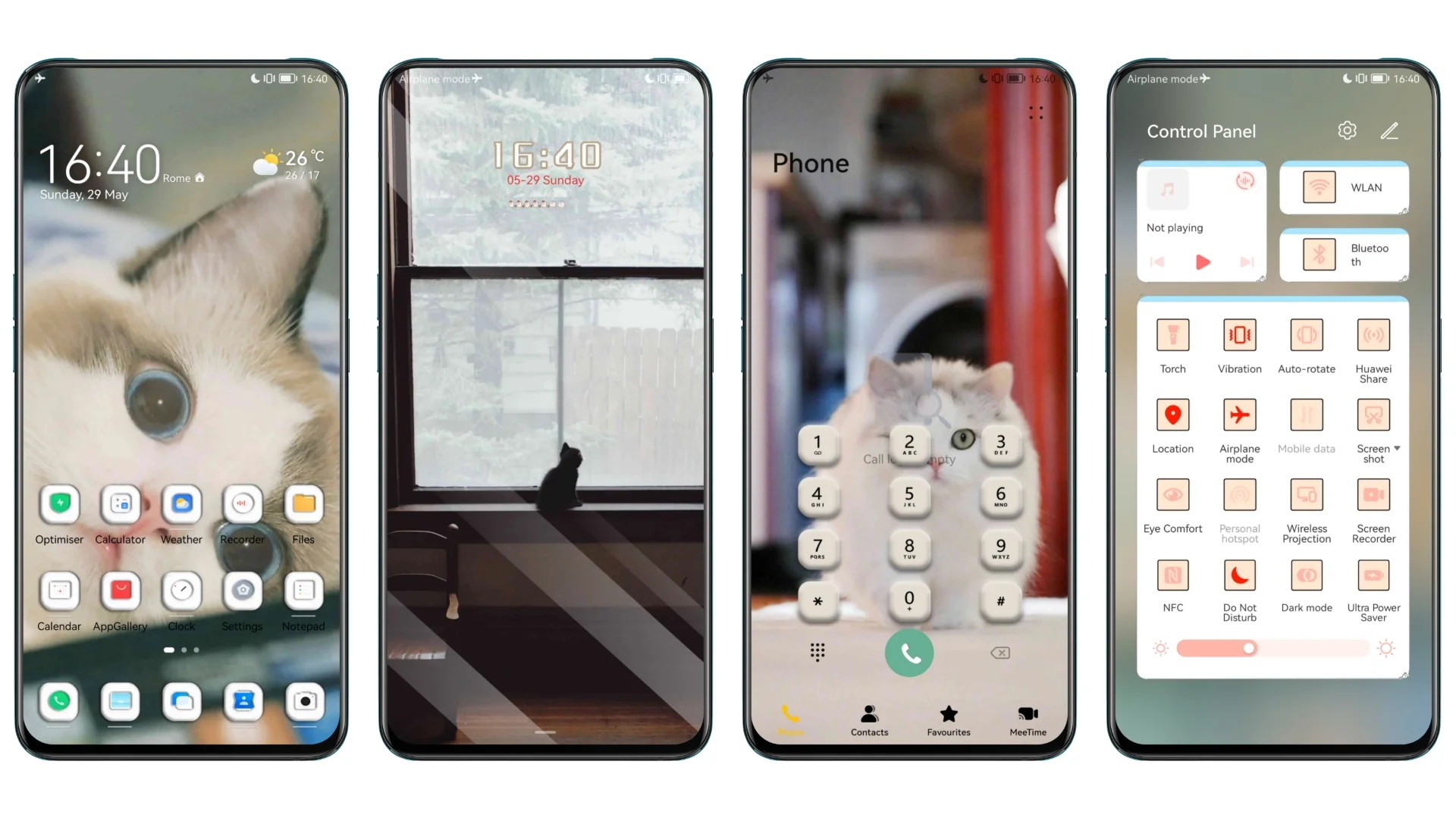Miao Cat Theme for Huawei EMUI, HarmonyOS and Honor Magic UI | Huawei Theme