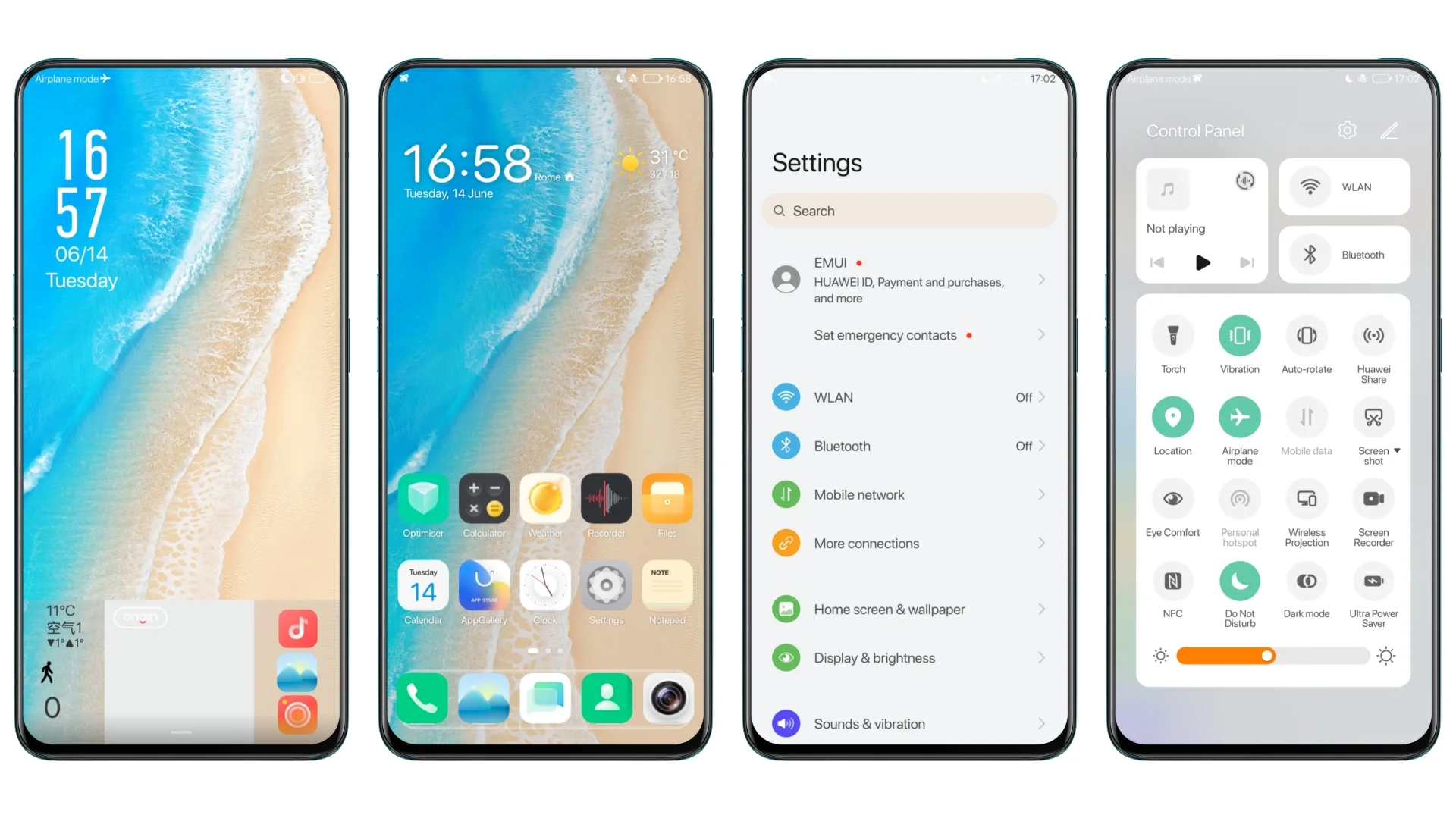 OriginOS Ocean Theme for Huawei EMUI, HarmonyOS and Honor Magic UI ...