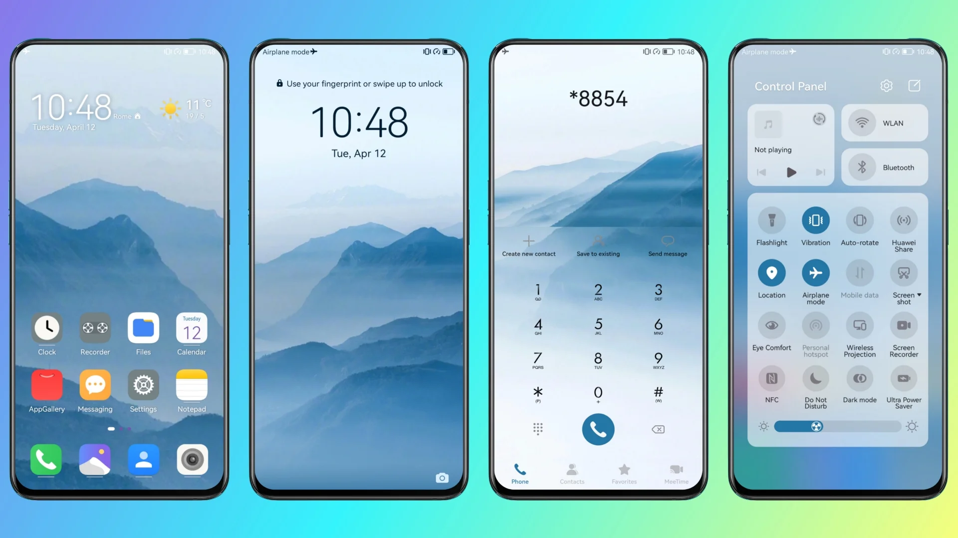 Blue Mountain v3 Theme for Huawei EMUI, HarmonyOS and Honor Magic UI | Huawei Theme