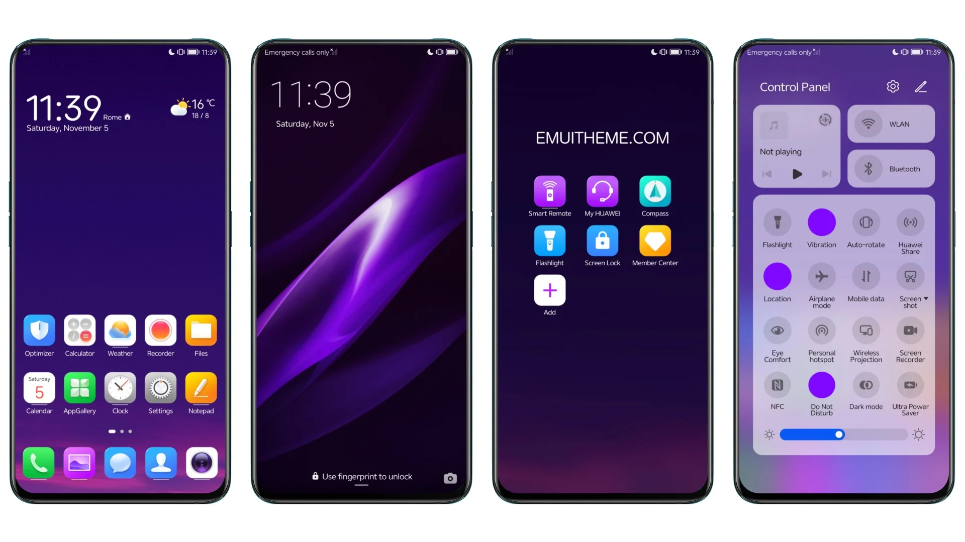 OPPO R15 Theme for Huawei EMUI, HarmonyOS and Honor Magic UI | Huawei Theme