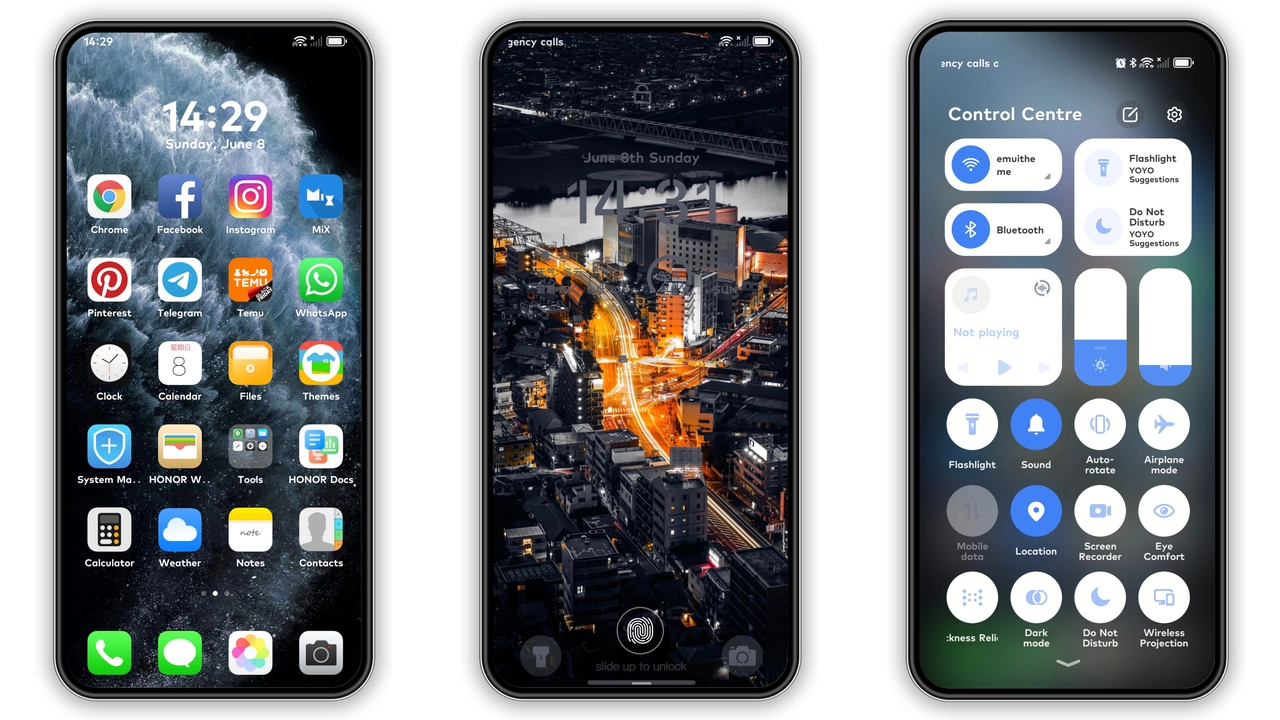 IOS18 EMUI and MagicOS Theme for Huawei and Honor Phones | Huawei Theme